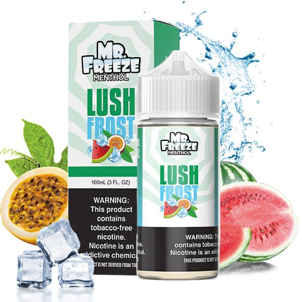 LÍQUIDO FREEBASE LUSH FROST - MR FREEZE - Yes Vape BR 🔥