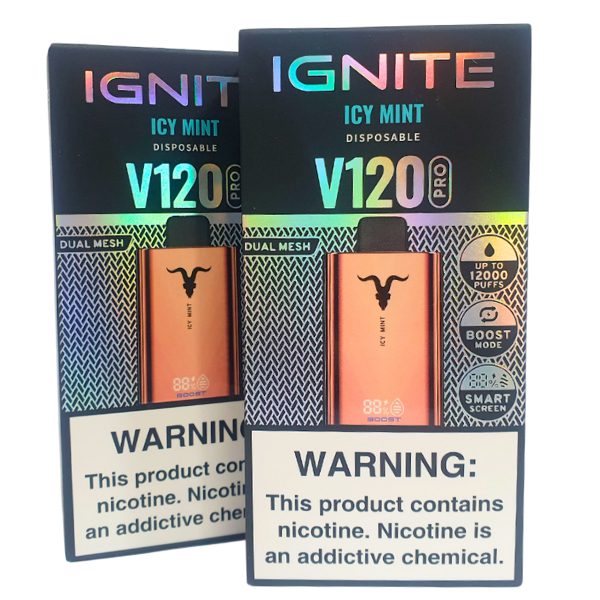 POD DESCARTÁVEL V120 PRO ROSE GOLD 12000 PUFFS - IGNITE - Yes Vape BR 🔥