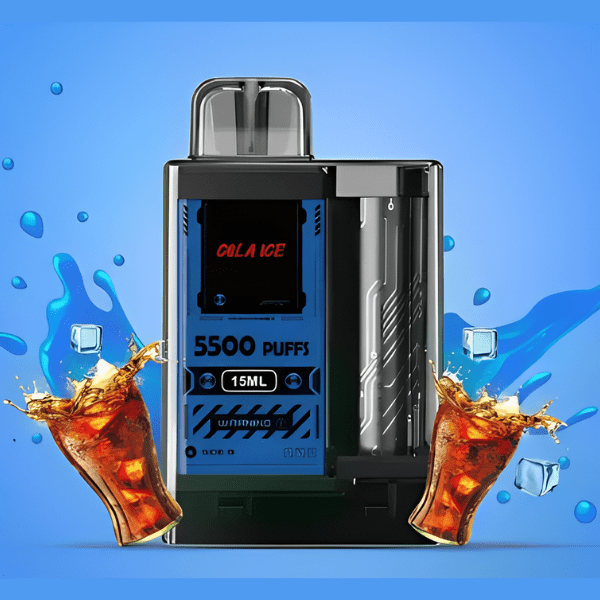 POD DESCARTÁVEL 5% 5500 PUFFS - COLA ICE - VAPENGIN - Yes Vape BR 🔥