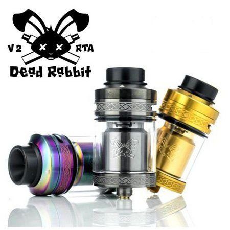 ATOMIZADOR DEAD RABBIT V2 RTA 25MM - HELLVAPE - Yes Vape BR 🔥