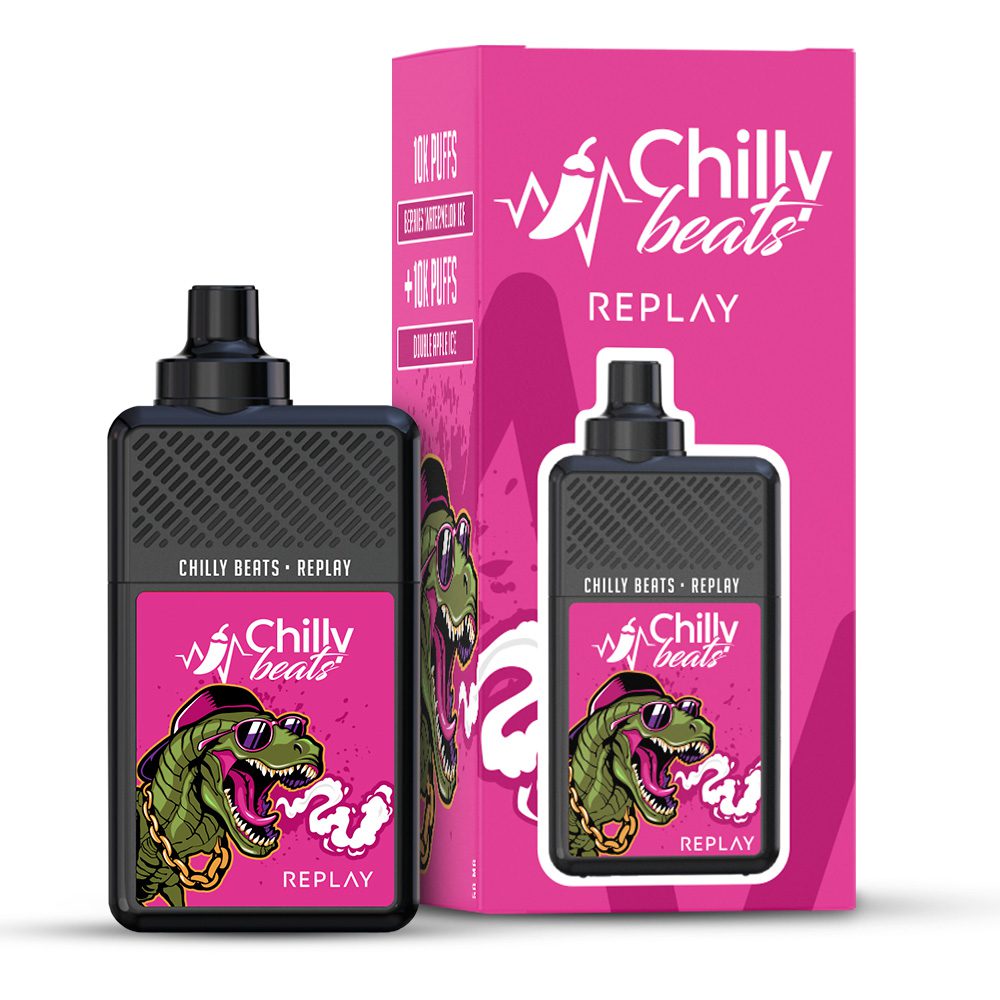 POD DESCARTÁVEL REPLAY 20000 PUFFS - BERRIES WATERMELON ICE / DOUBLE ...