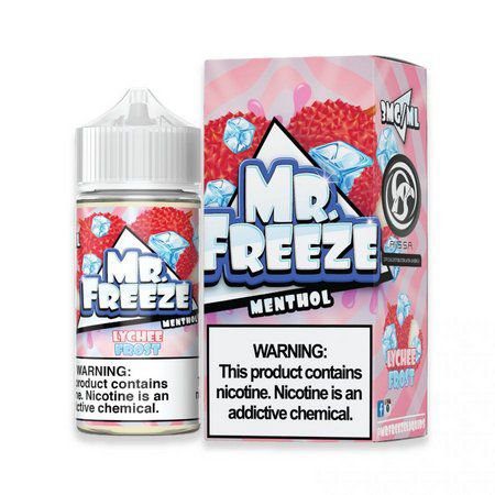 LÍQUIDO FREEBASE LYCHEE FROST - MR FREEZE - Yes Vape BR 🔥