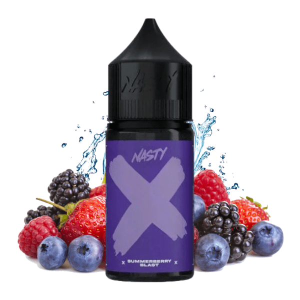 LÍQUIDO NICSALT SUMMERBERRY BLAST - NASTY X - Yes Vape BR 🔥