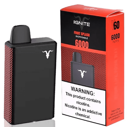 POD DESCARTÁVEL V60 5% 6000 PUFFS - FRUIT SPLASH - IGNITE - Yes Vape BR 🔥