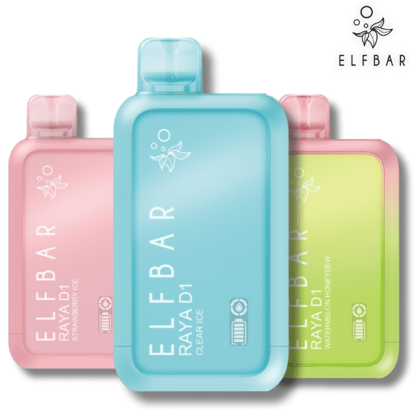 POD DESCARTAVEL RAYA D1 13000 PUFFS 5% - ELF BAR - Yes Vape BR 🔥
