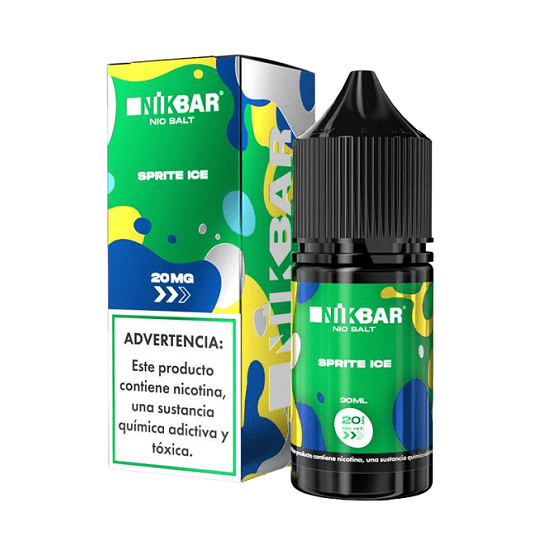 LÍQUIDO NICSALT SPRITE ICE - NIKBAR - Yes Vape BR 🔥