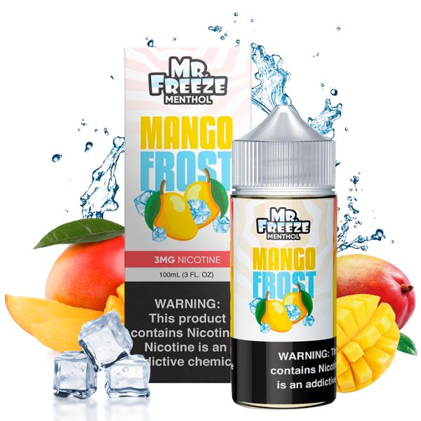 LÍQUIDO FREEBASE MANGO FROST - MR FREEZE - Yes Vape BR 🔥