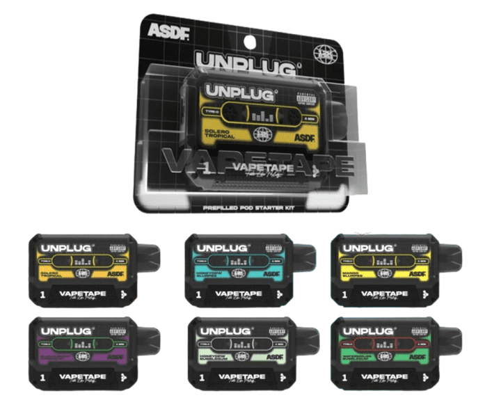 POD DESCARTÁVEL VAPETAPE UNPLUG 12000 PUFFS- ASDF - Yes Vape BR 🔥