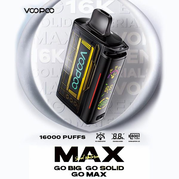 POD DESCARTÁVEL VOOPOO MAX 16K PUFFS ( BATERIA + REFIL ) - VOOPOO - Yes ...